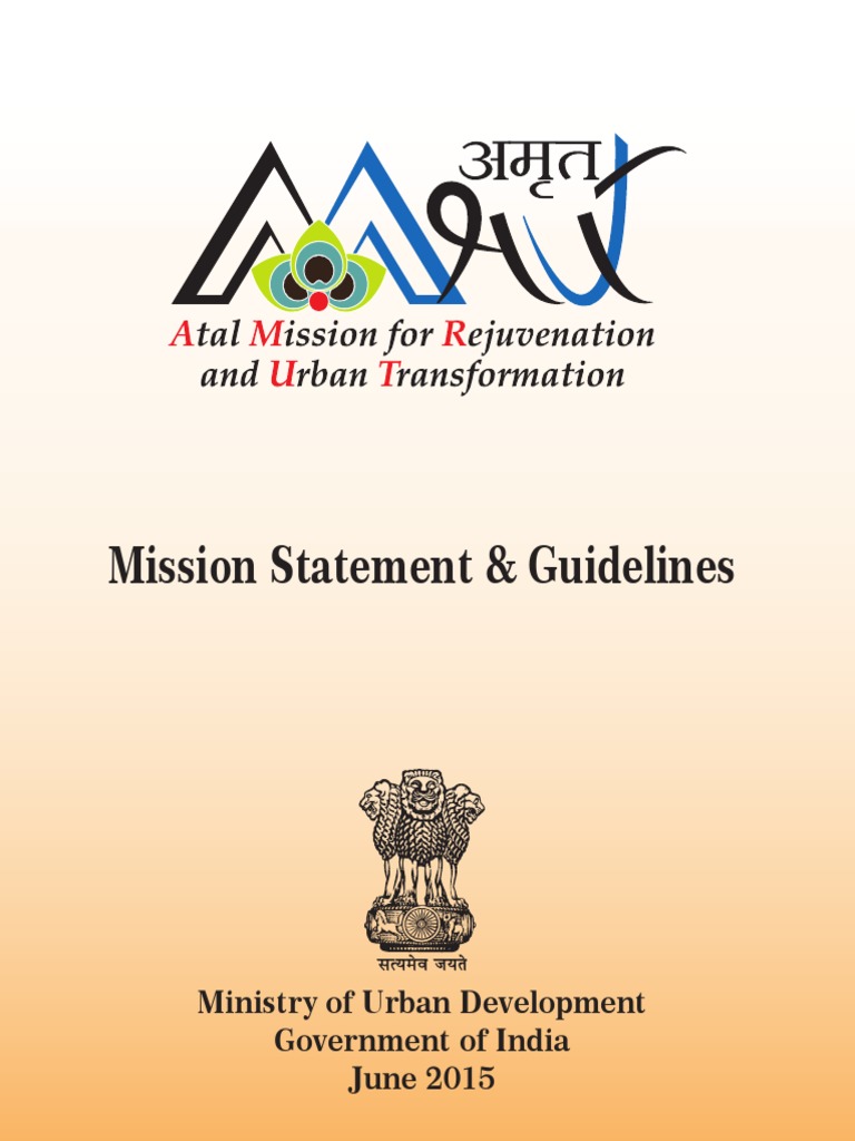 AMRUT Guidelines | PDF