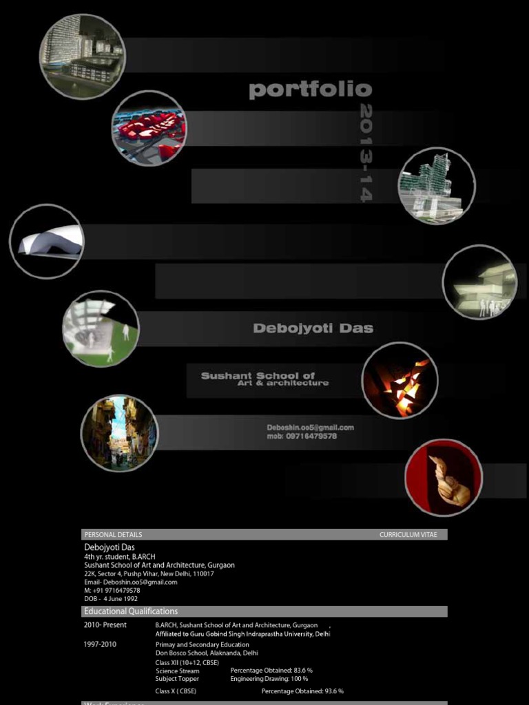 Portfolio Debojyoti Das - Compressed | PDF | Further Education | Schools