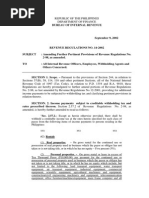 Expanded Withholding Tax Rates Overview | PDF | Withholding Tax | Sales