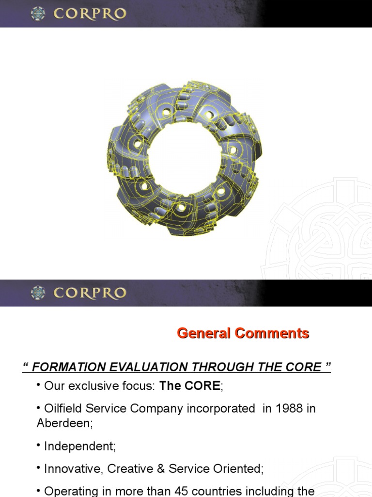 Corpro Coring Presentation | PDF | Tire | Bearing (Mechanical)