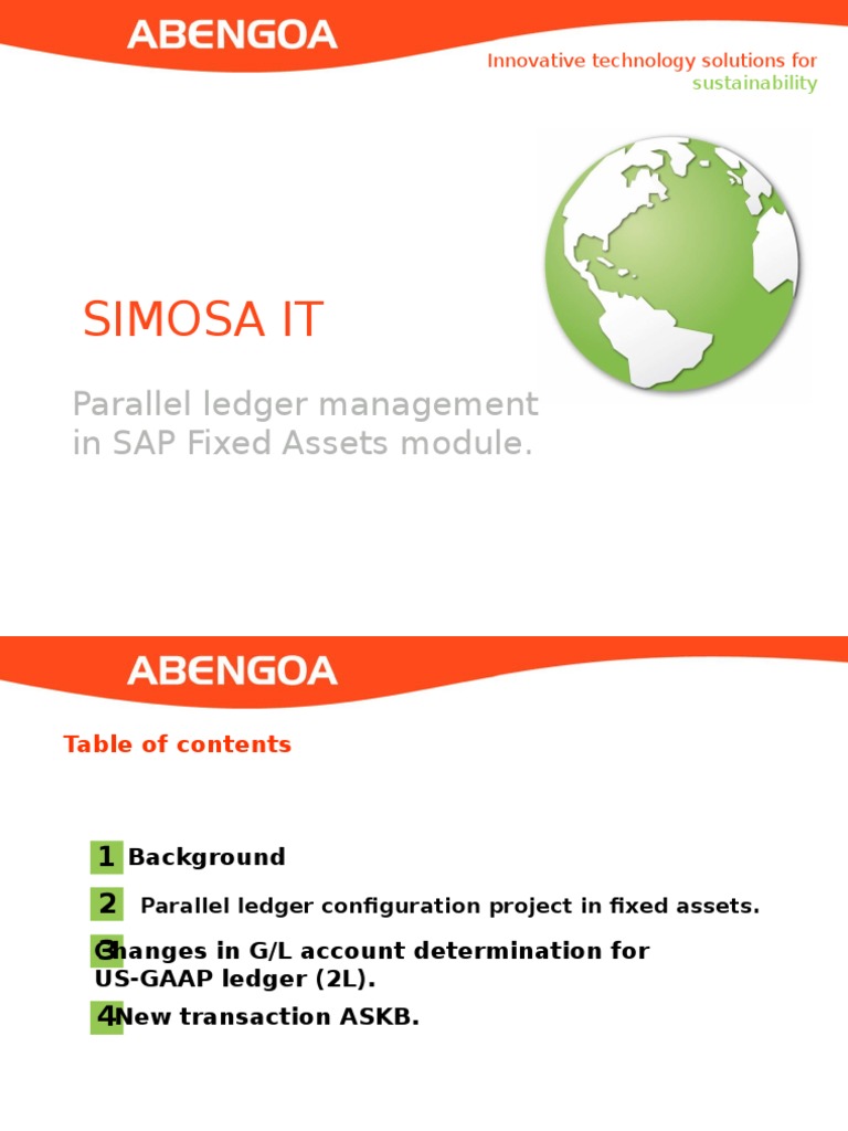 Parallel Ledger Management in SAP Fixed Assets Module | PDF | Valuation ...