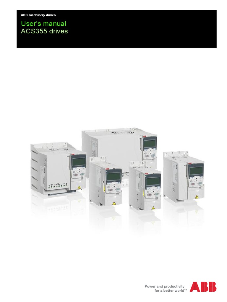 Abb Acs355 Manual | PDF | Engineering | Electrical Engineering
