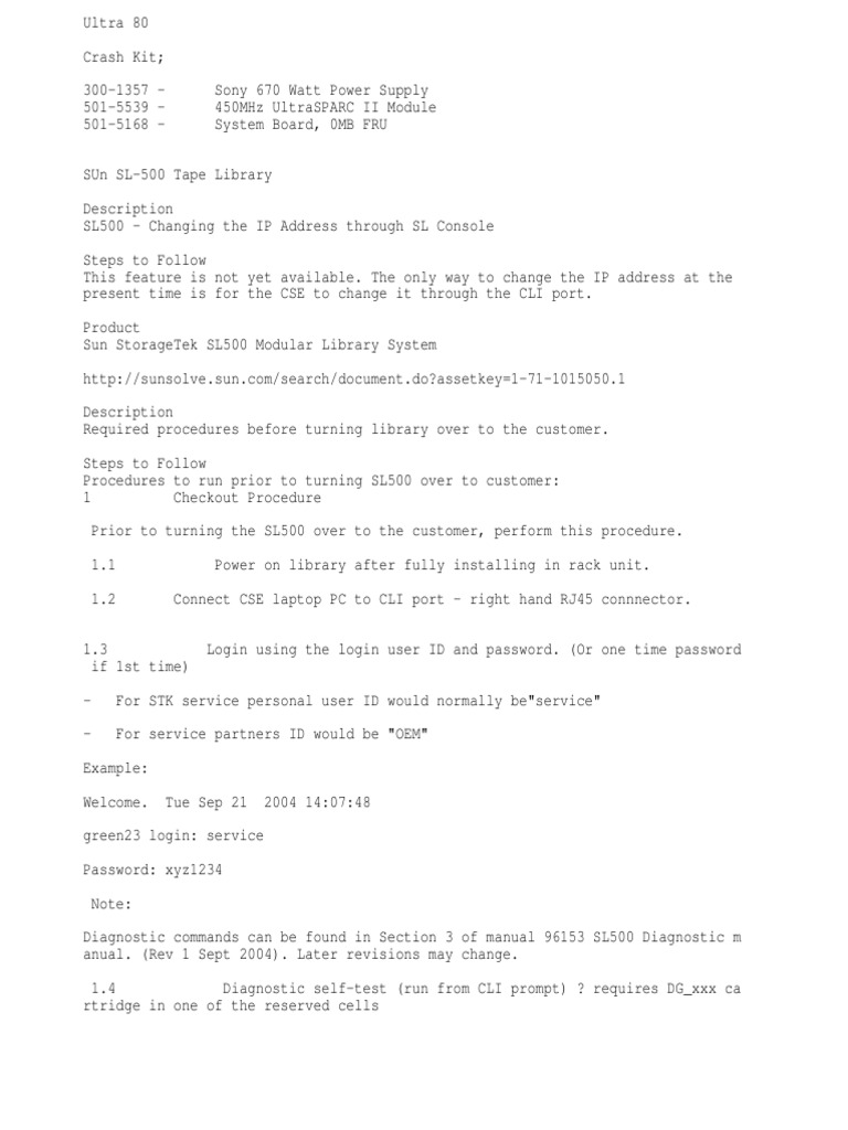 SL 500 | PDF | Command Line Interface | Library (Computing)
