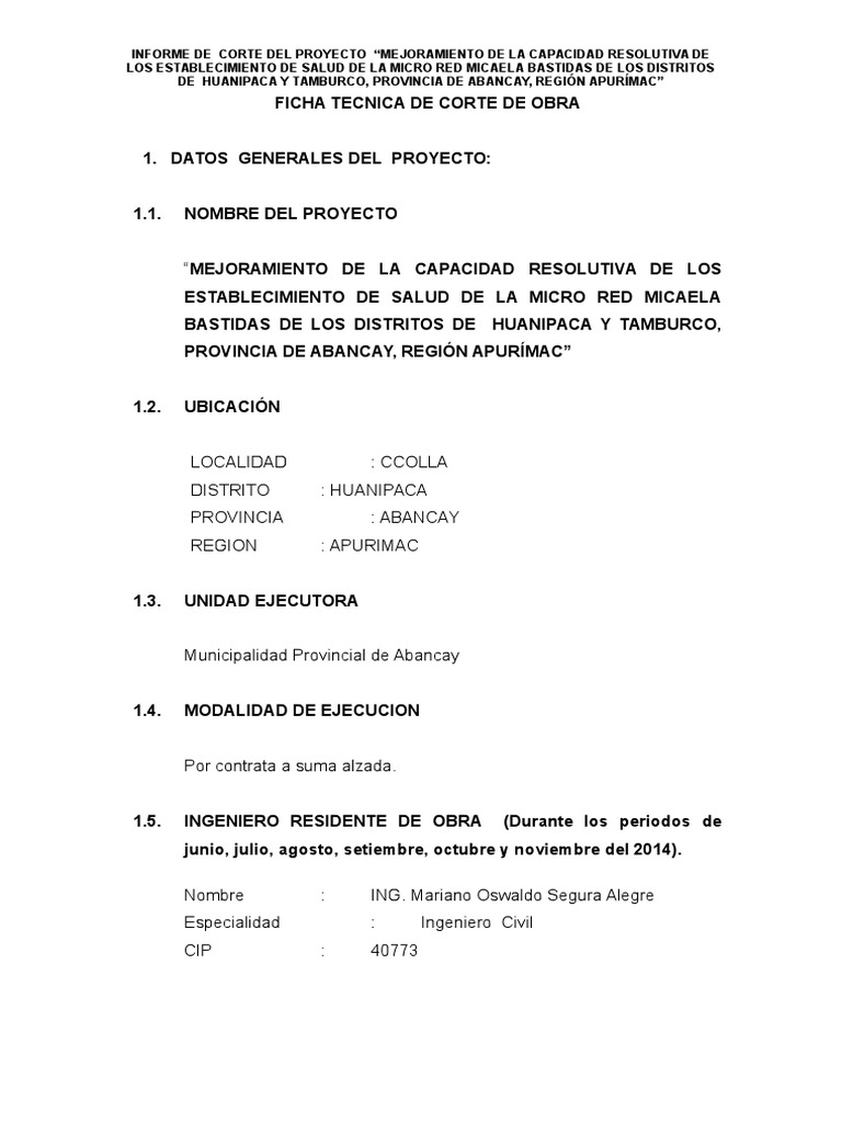 Corte de Obra | PDF | Ladrillo | Hormigón