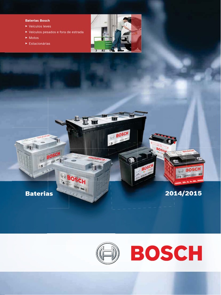 catalogo de bateria BOSCH 2015.pdf | Carro | Bateria (Instrumento)