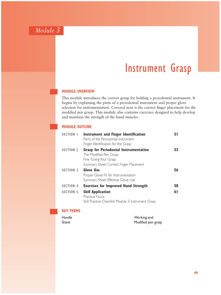 Instrument Grasp | PDF | Finger | Hand
