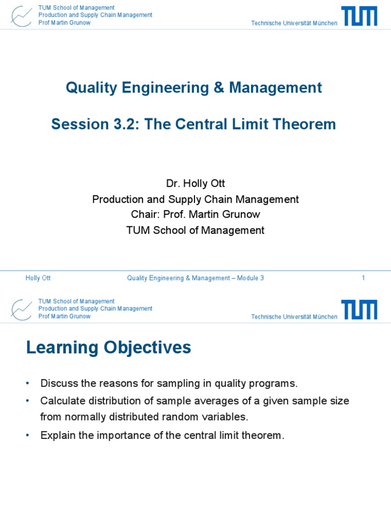 Central Limit Theorem | PDF | Normal Distribution | Sample Size ...