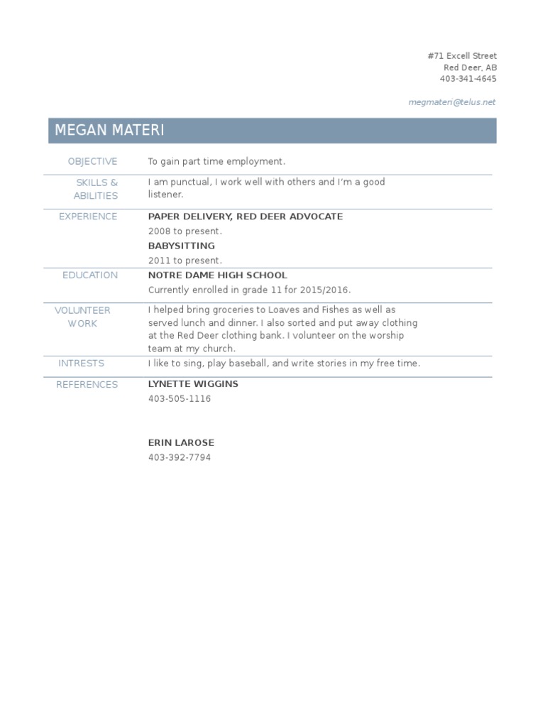 Megan Resume | PDF | Wellness