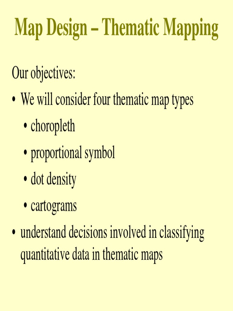 Thematic Map Design | PDF | Quantile | Map