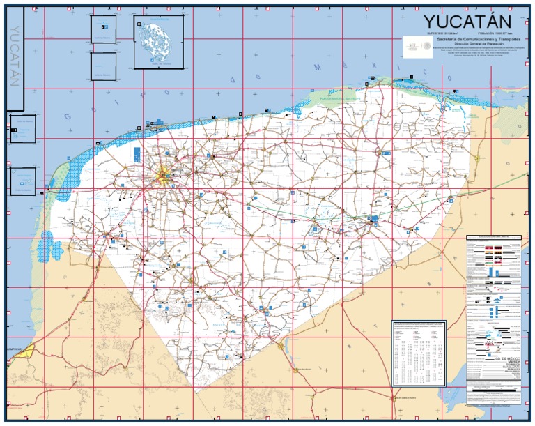 MAPA Yucatan SCT | PDF | Politica de mexico | México