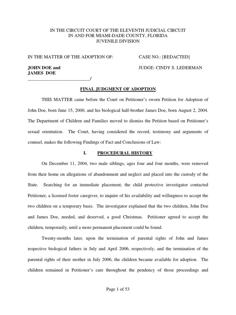 (In Re Adoptive Parent Martin Gill Final Judgment of Adoption), No. 06 ...