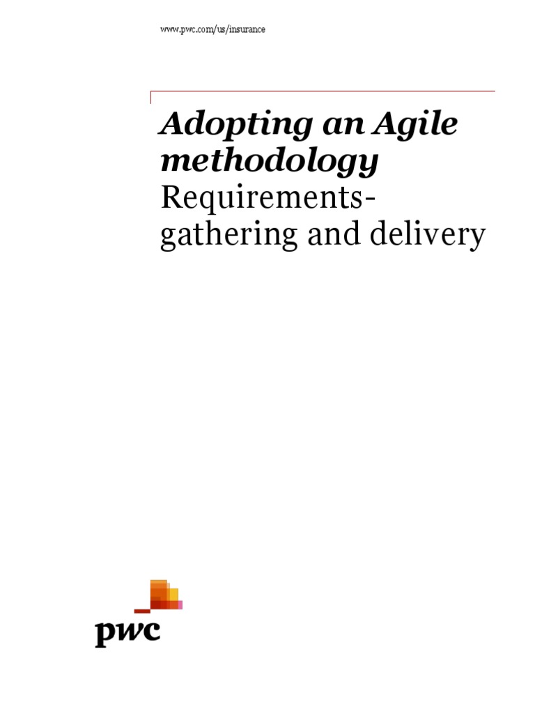 PWC Adopting Agile Methodology | PDF | Agile Software Development | Software Development Process