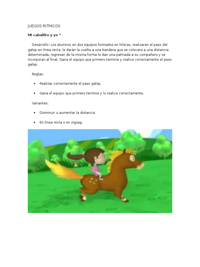 Juegos Ritmicos | PDF | Ritmo | Entretenimiento (general)