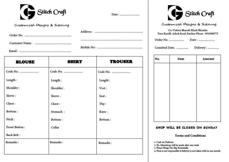 Ajay Bond Tailor Bill | PDF