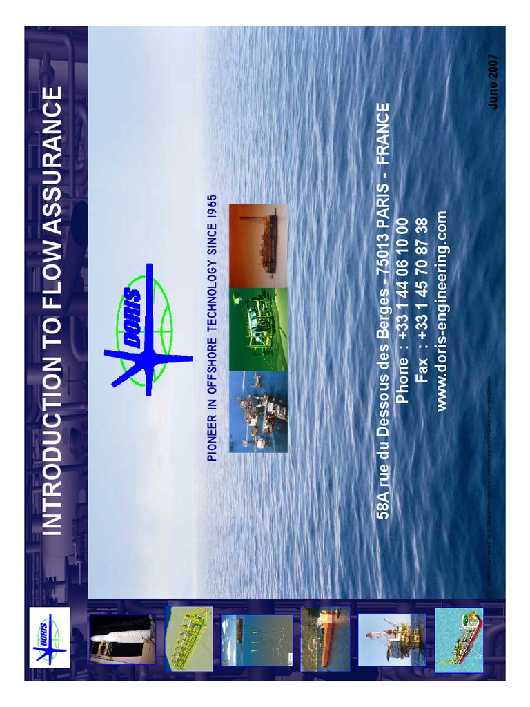 Flow Assurance | PDF | Petroleum Reservoir | Subsea (Technology)