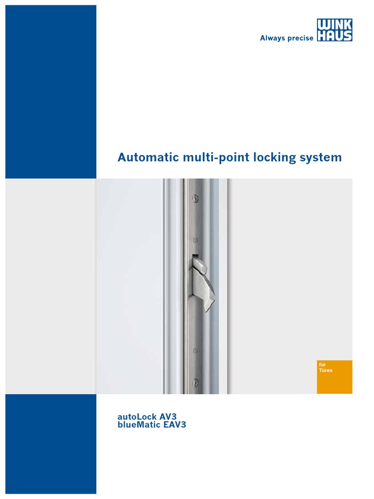 STV AutoLock AV3 BlueMatic EAV3 Produktkatalog KT 5010241 062015 en ...