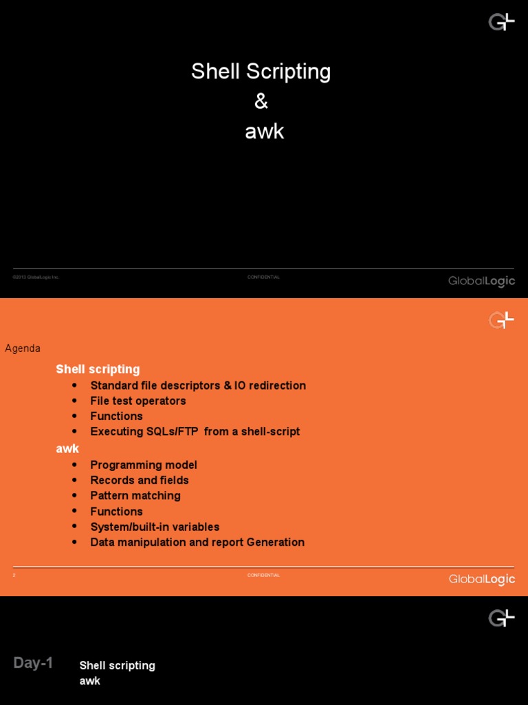 Shell Scripting and Awk - Day01 | PDF | Unix Software | Computer Architecture