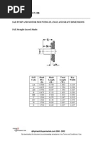 SAE 4-Bolt Flange Dimensions Guide | PDF | Screw | Mechanical Engineering