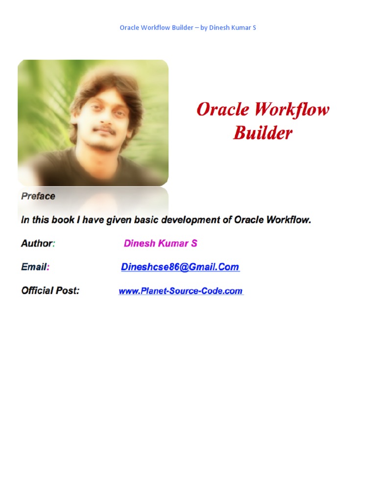 Oracle Workflow Guide | PDF | Pl/Sql | Databases
