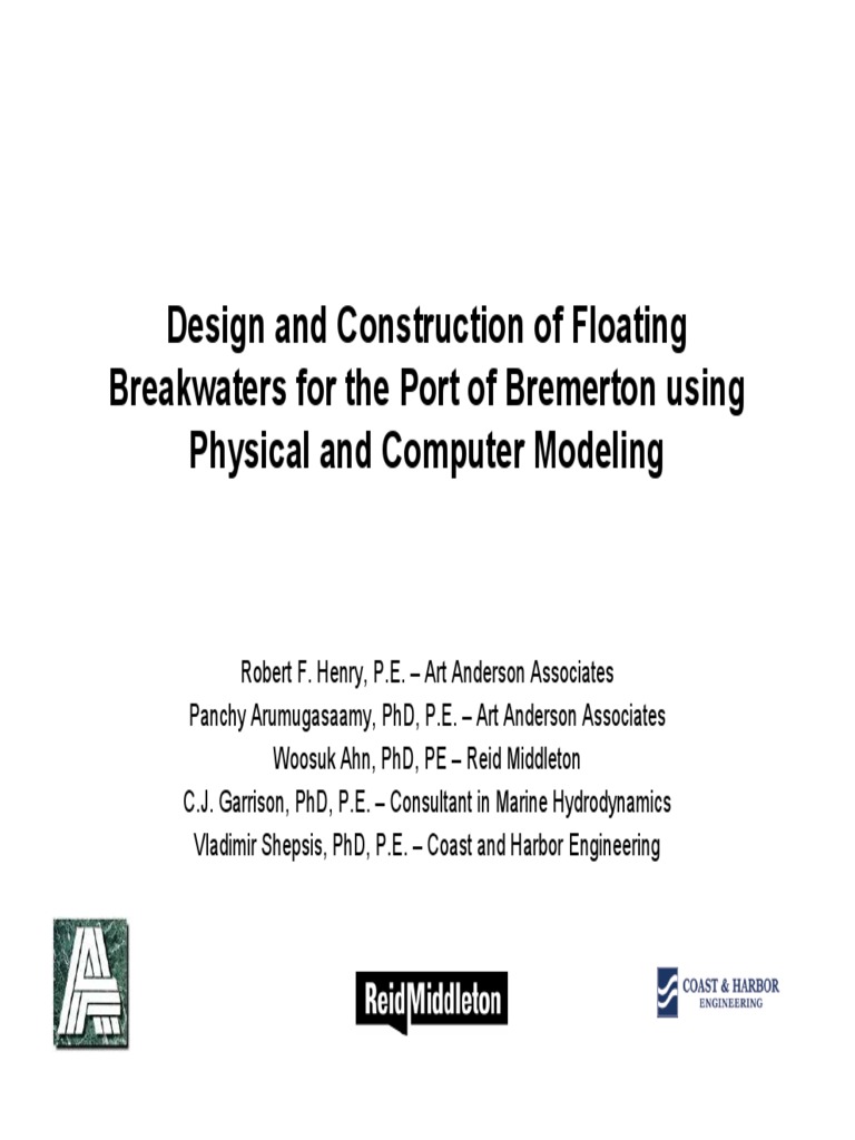 Design&Construction of Floating Breakwaters-Case Study | PDF | Concrete ...