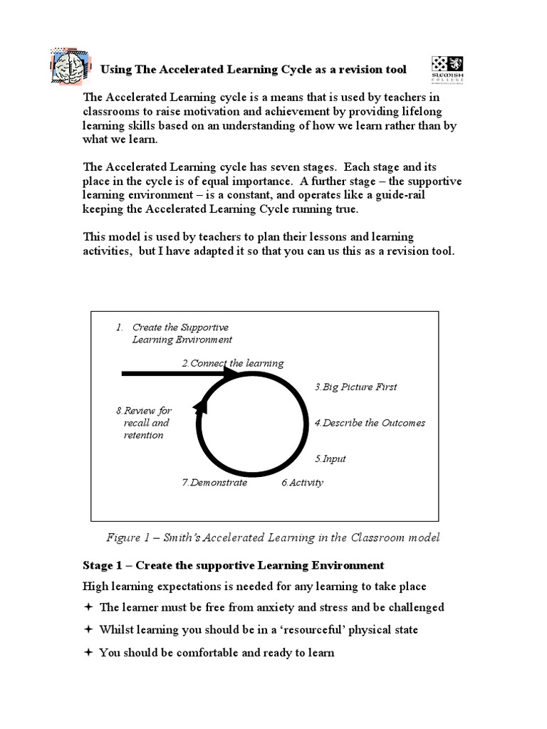 Using The Accelerated Learning Cycle As A Revision Tool | PDF | Memory ...