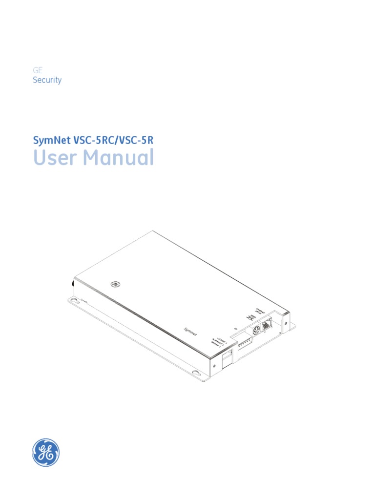 Symnet VSC-5RC VSC-5R User Manual | PDF | Multicast | Computer Network
