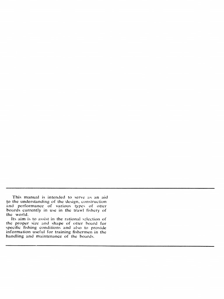 Otter Board Design 034863 MBP | PDF | Fishing Trawler | Trawling