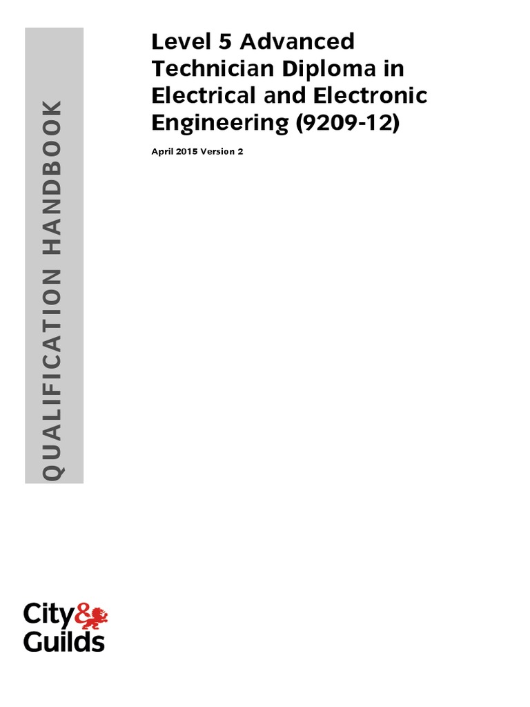 Level 5 Advanced Technician Diploma in Electrical and Electronic ...