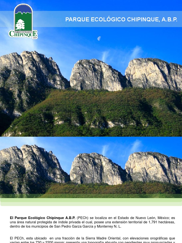 Parque Ecológico Chipinque: Conservación y Biodiversidad | PDF ...