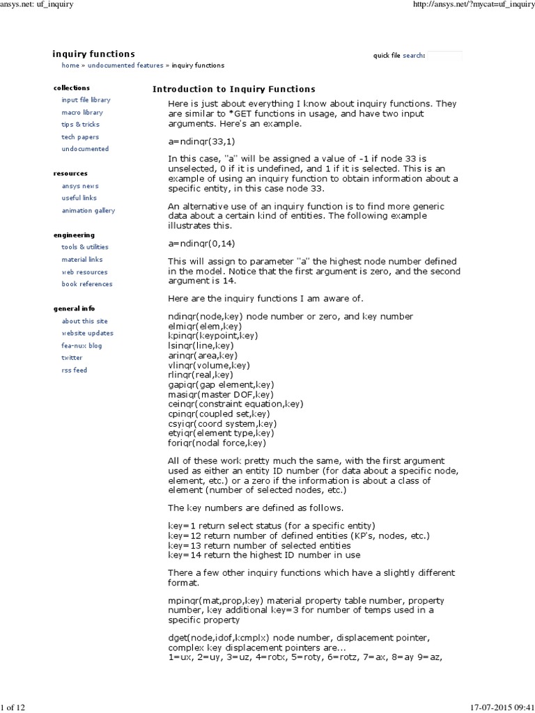 Ansys Quick Tips Pdf Parameter Computer Programming Computer Programming