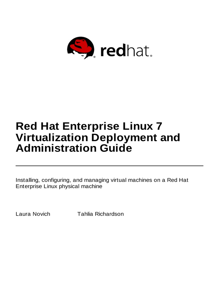 Red Hat Enterprise Linux-7-Virtualization Deployment and Administration ...