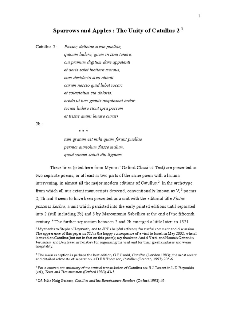 Catalus 2 | Download Free PDF | Poetry