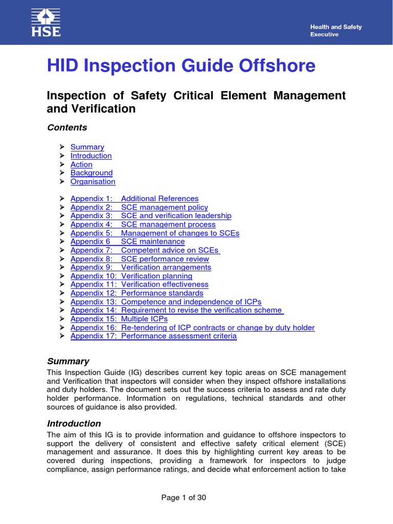 SCE Management and Verification Guide | PDF