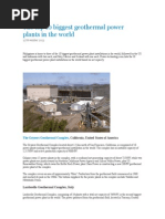 Makban Geothermal Power Plant PDF | PDF | Geothermal Energy | Petroleum ...