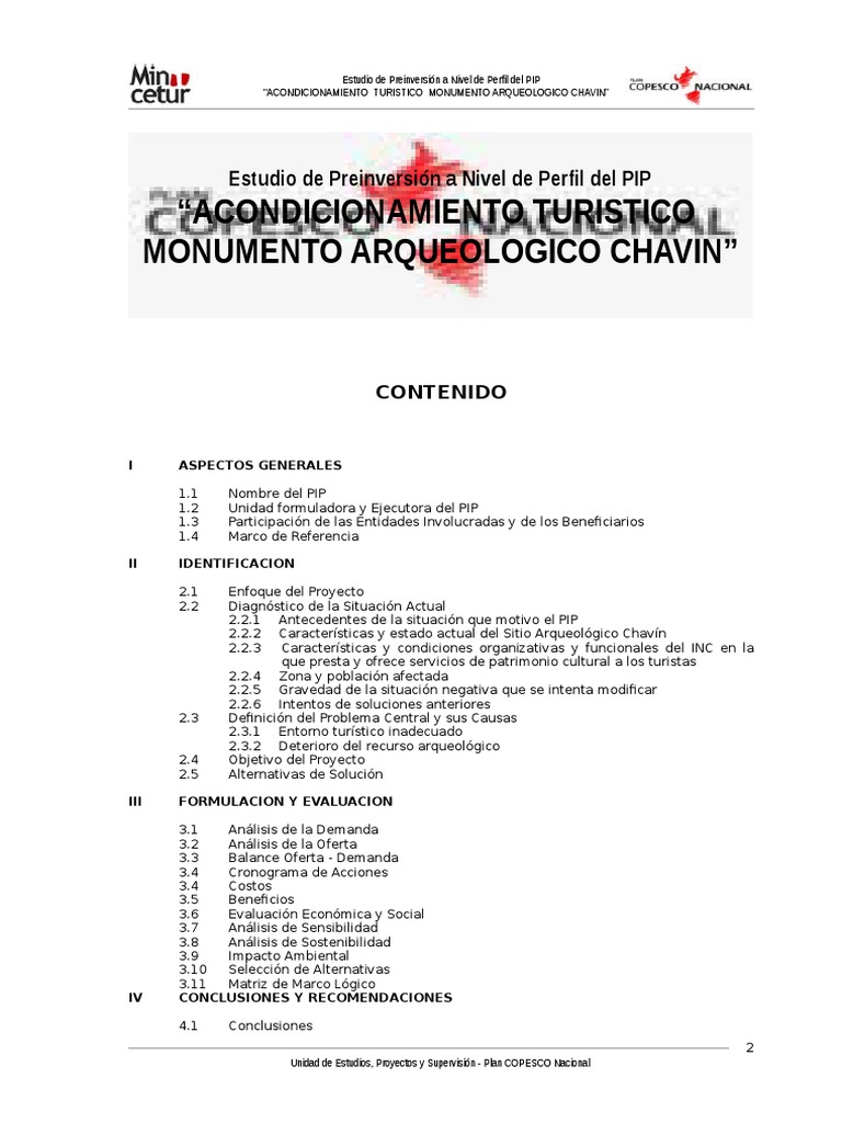 Informe Final Corregido Chavín de Huántar | PDF | Turismo | Perú