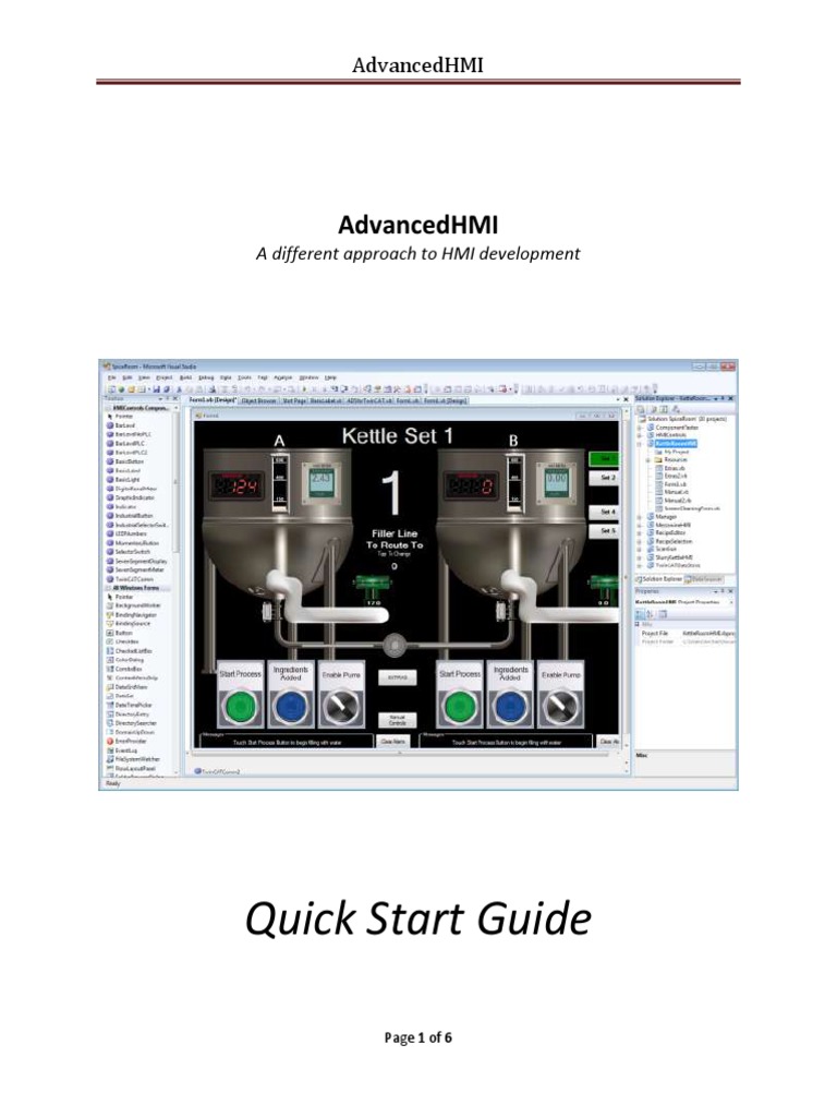 Quick Start Guide: Advancedhmi | PDF | Computers