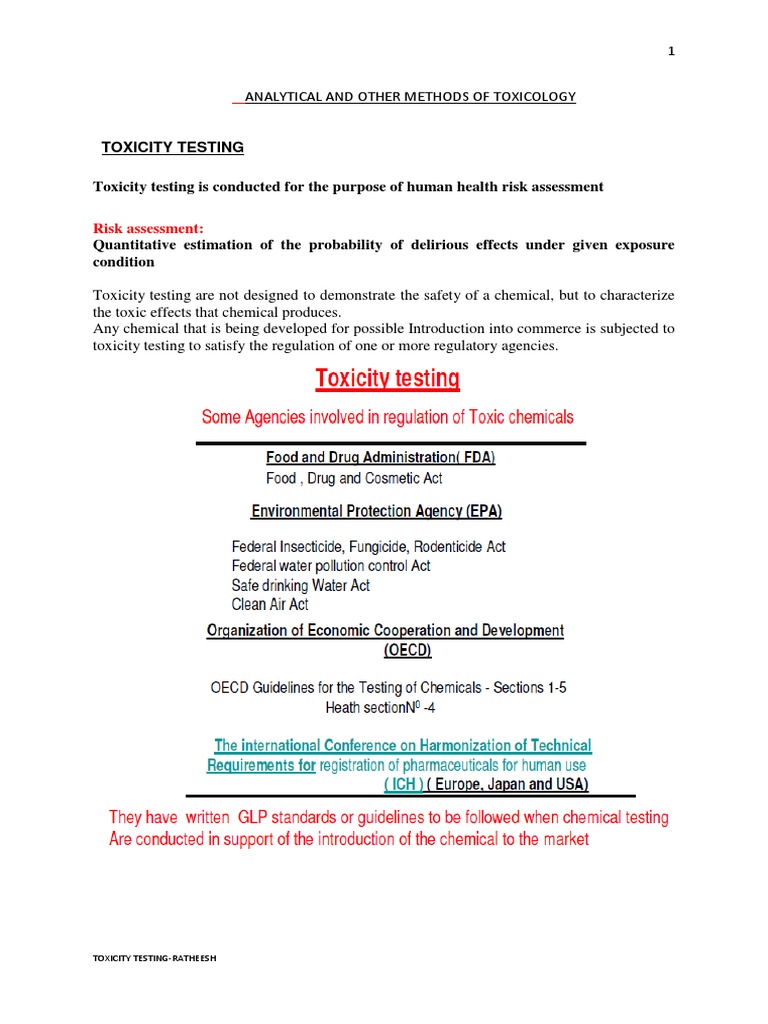 Animal Toxicity Tests New | PDF | Toxicity | Ultraviolet