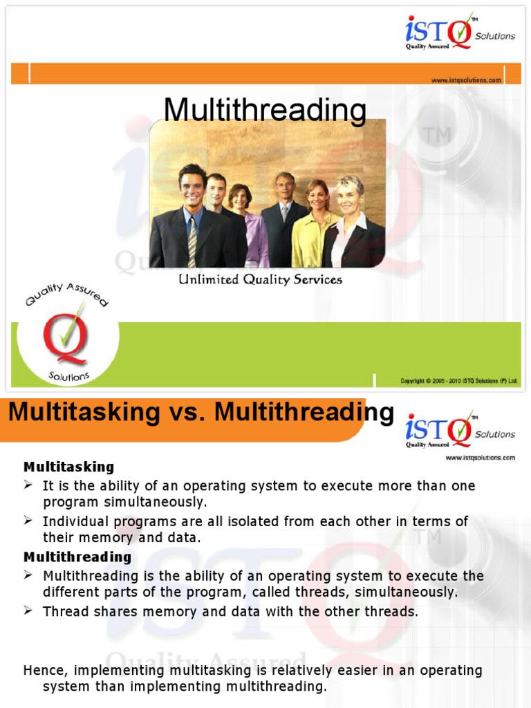 Multi Threading Pdf Thread Computing Process Computing