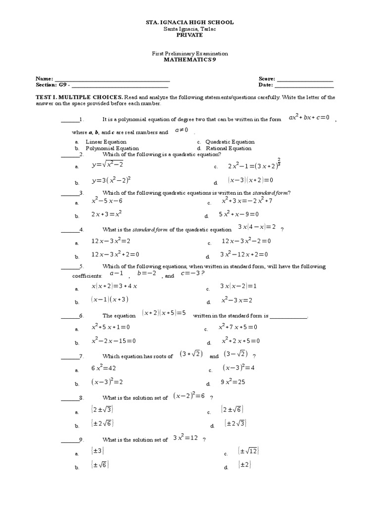 Ax BX+C 0 A 0 | PDF | Quadratic Equation | Factorization