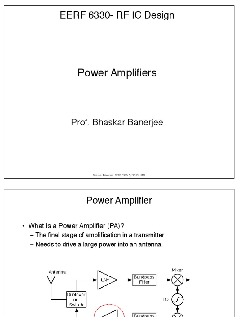 18 Power Amplifiers | PDF | Amplifier | Electronic Circuits
