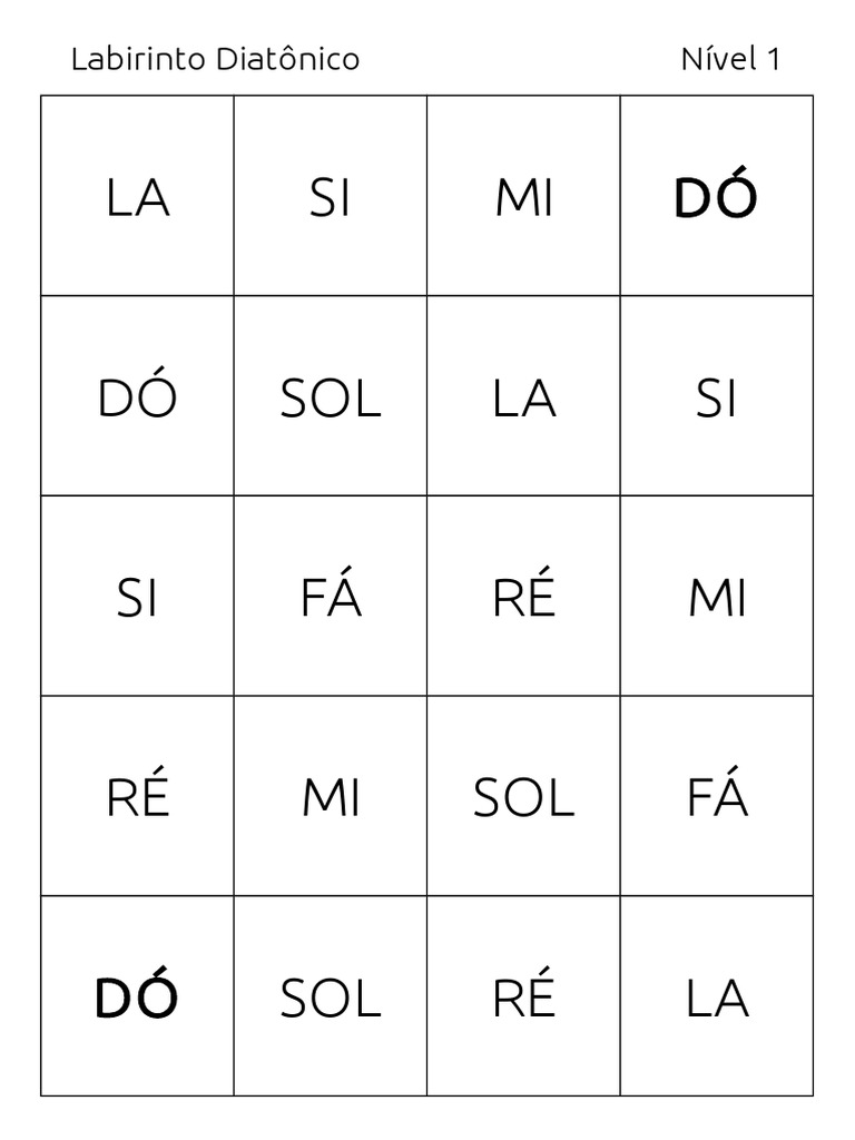 Labirinto Musical A6 PDF | PDF