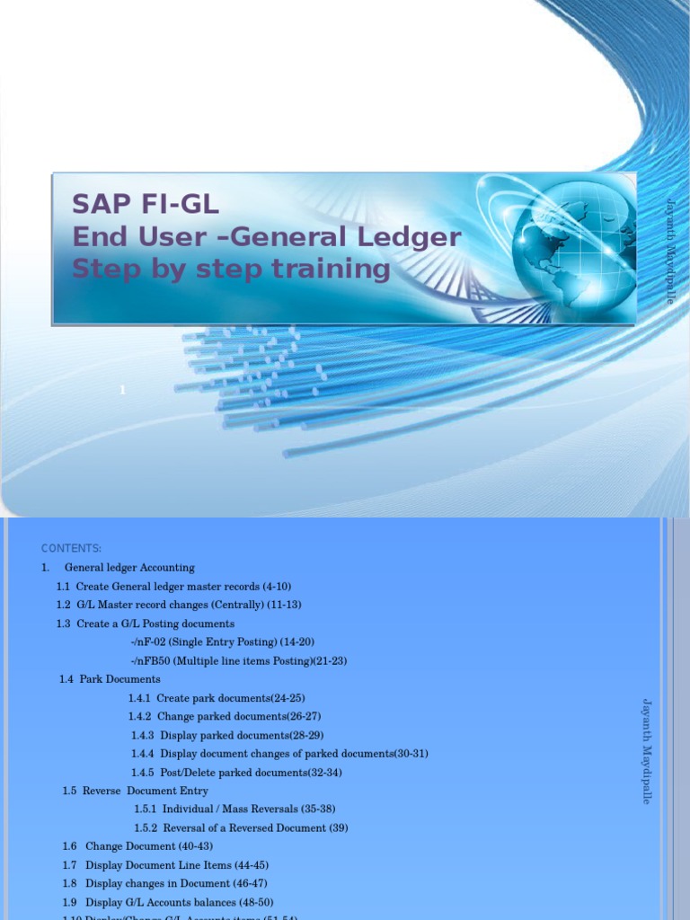 sap gl | Graphical User Interfaces | Debits And Credits