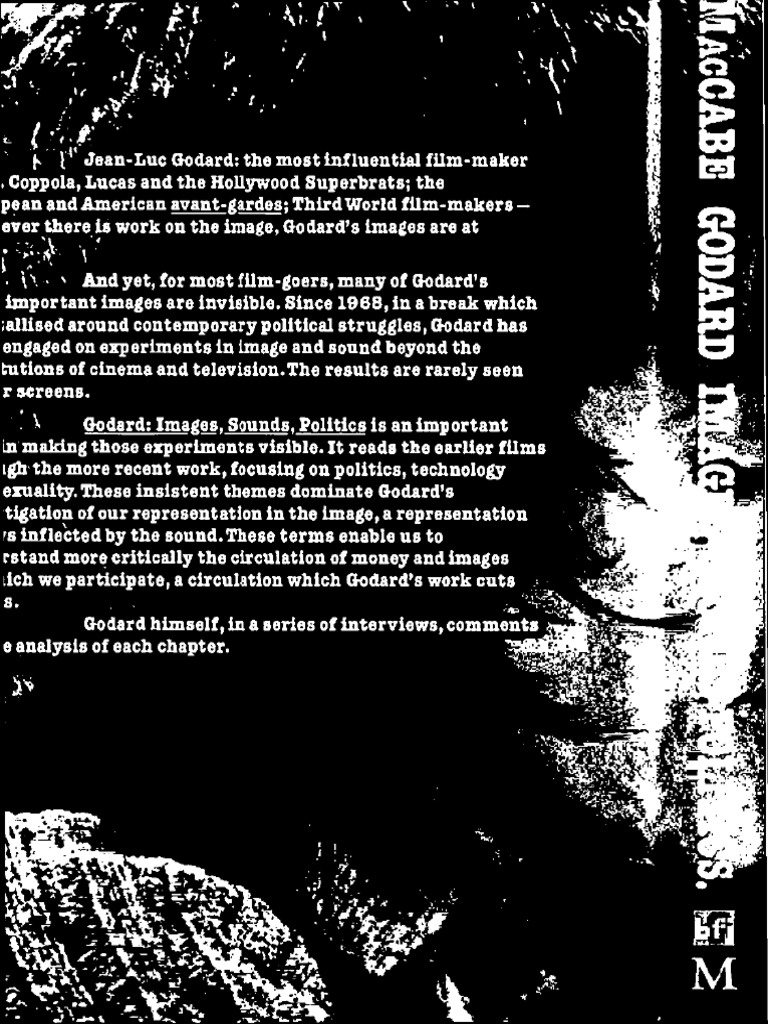 Colin MacCabe-Godard - Images, Sounds, Politics-The Macmillan Press ...