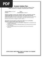 Escalation Cycle Behavior Planning Tool | PDF | Cognitive Science ...