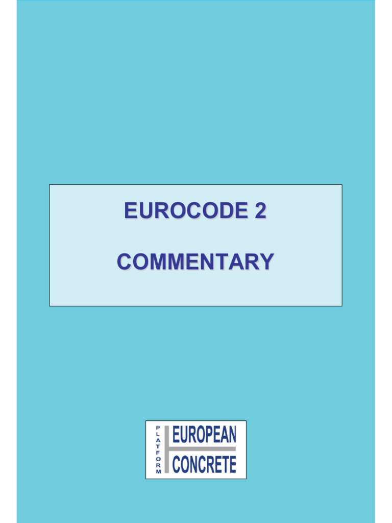 Commentary To Eurocode | PDF | Strength Of Materials | Stress (Mechanics)