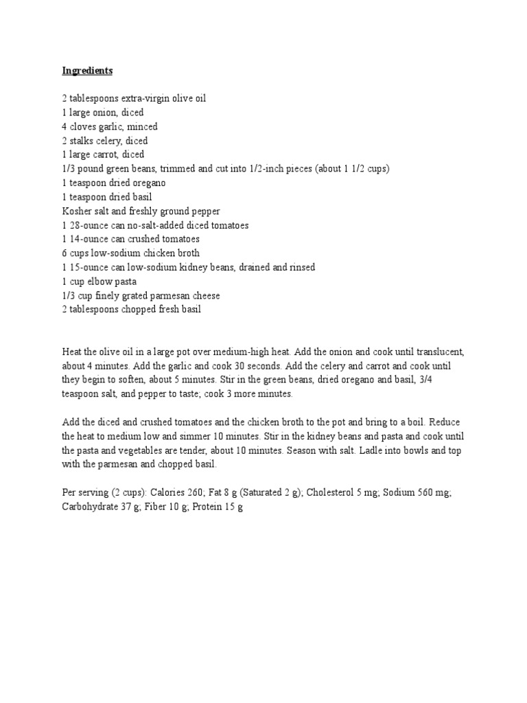 Creamy Chicken Chasseur Recipe | PDF | Science & Mathematics