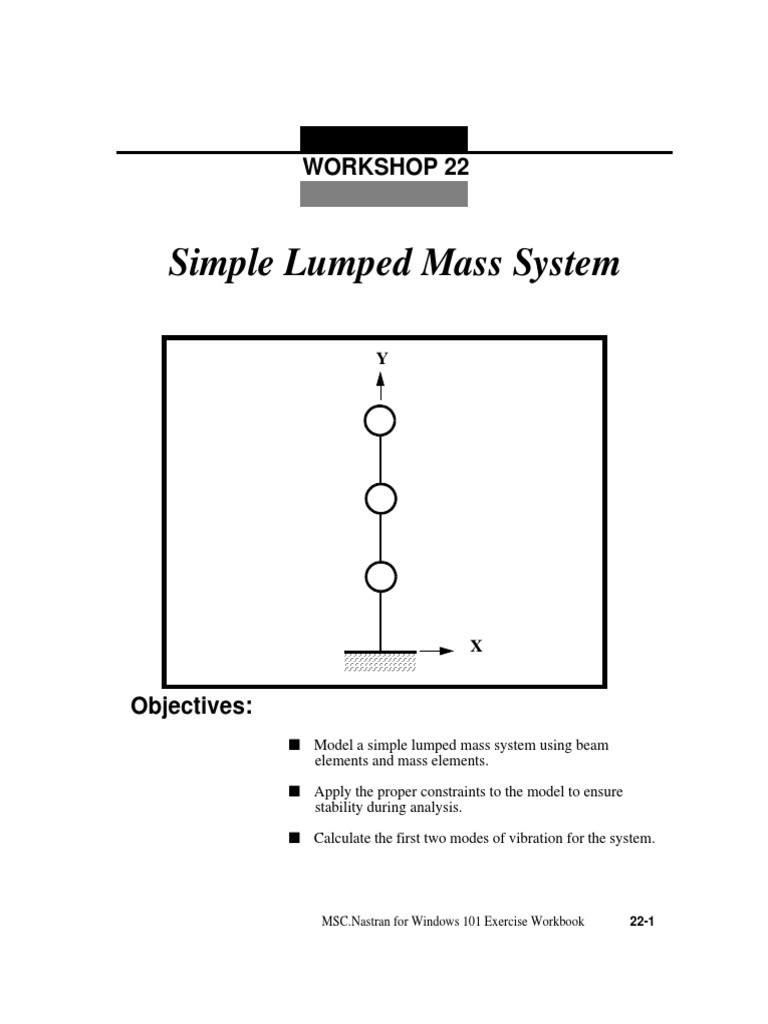 Ws22 Simple Lumped Mass Pdf Finite Element Method Mathematical Analysis
