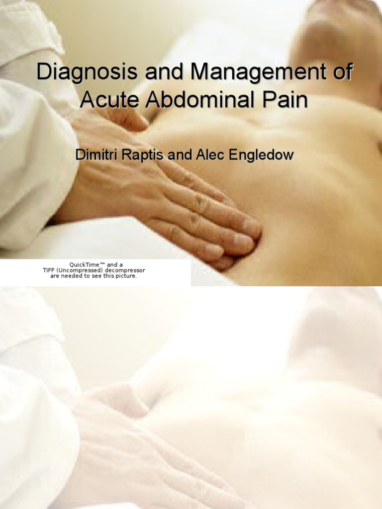 Diagnosis and Management of Acute Abdominal Pain | PDF | Digestive ...