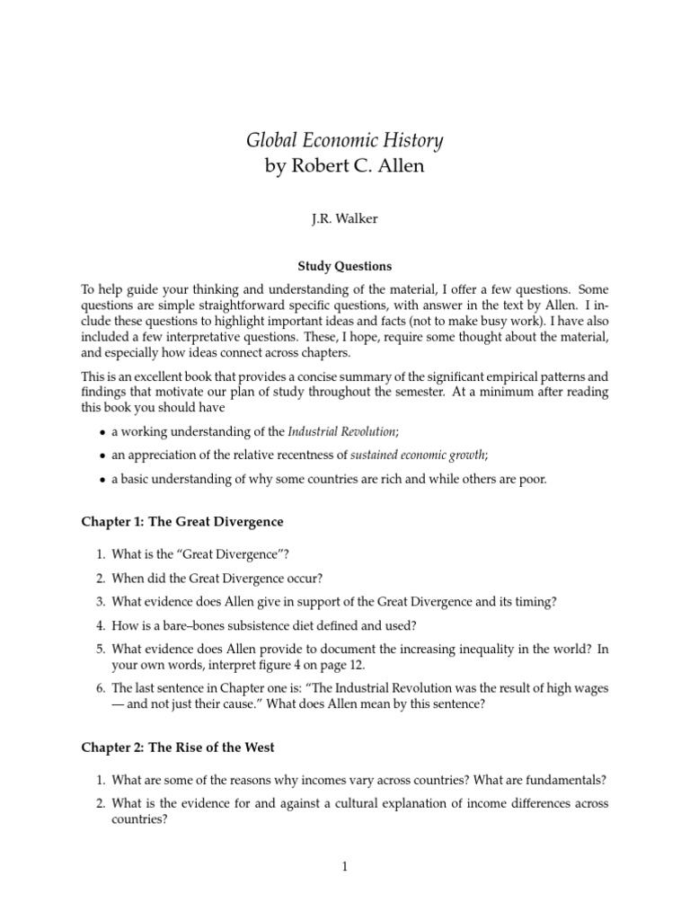 Global Economic History | PDF | Slavery | Economic Development