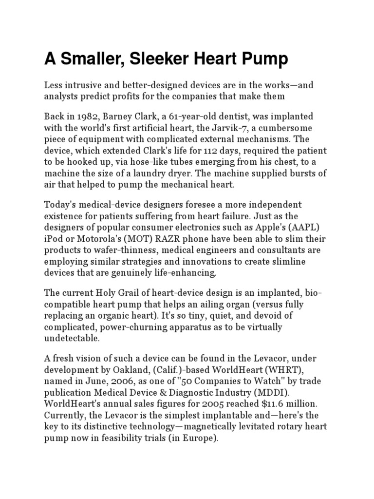 Levacor Case | PDF | Cardiovascular System | Clinical Medicine